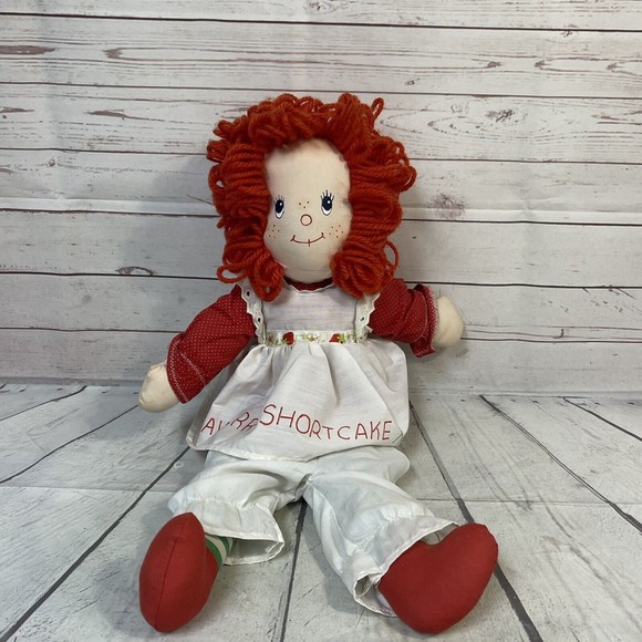 Vintage | Toys | Vintage Strawberry Shortcake Rag Doll Cloth | Poshmark